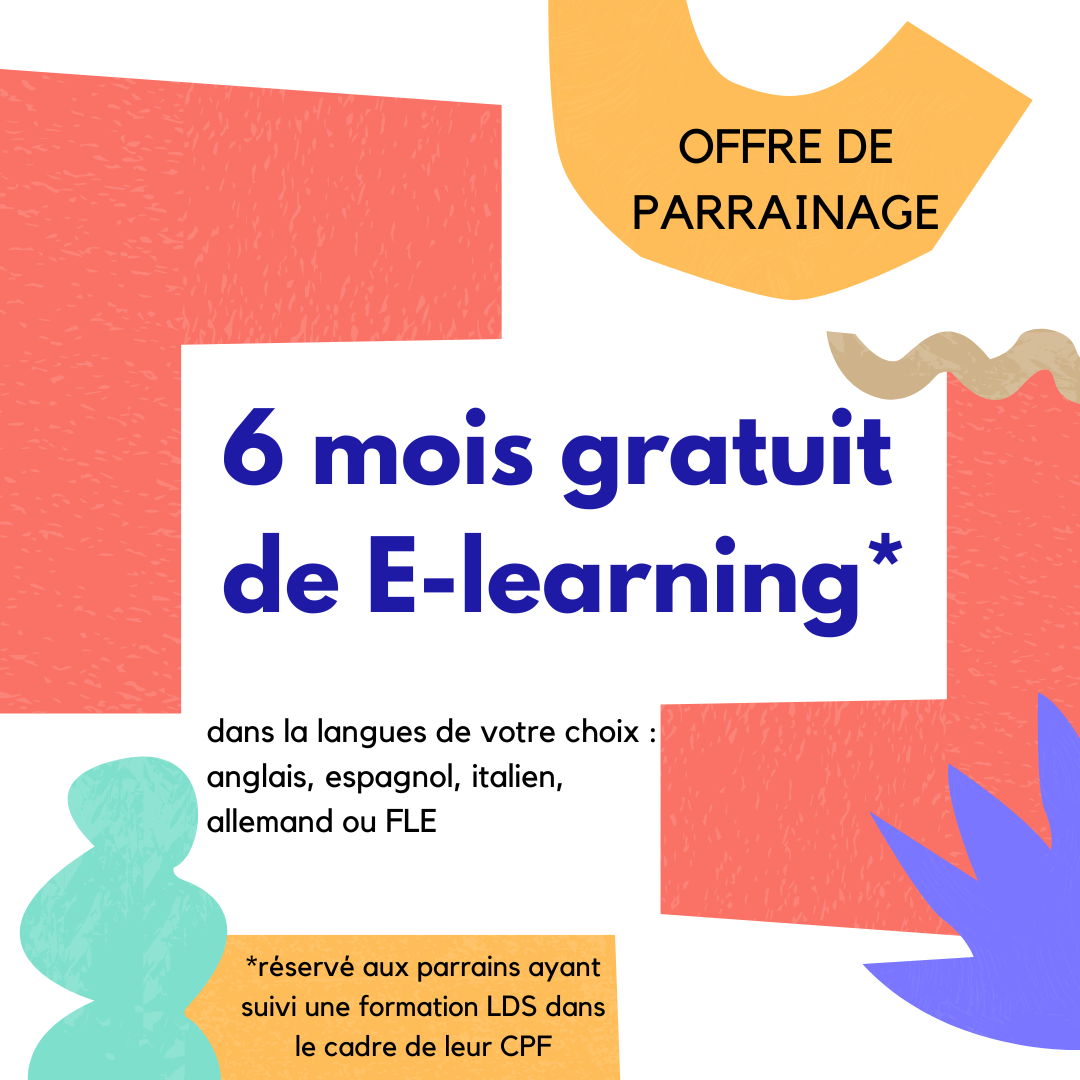 Offre de parrainage LDS - E-learning gratuit pendant 6 mois
